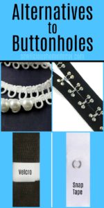 Alternatives To Buttonholes - SewLicious Home Decor