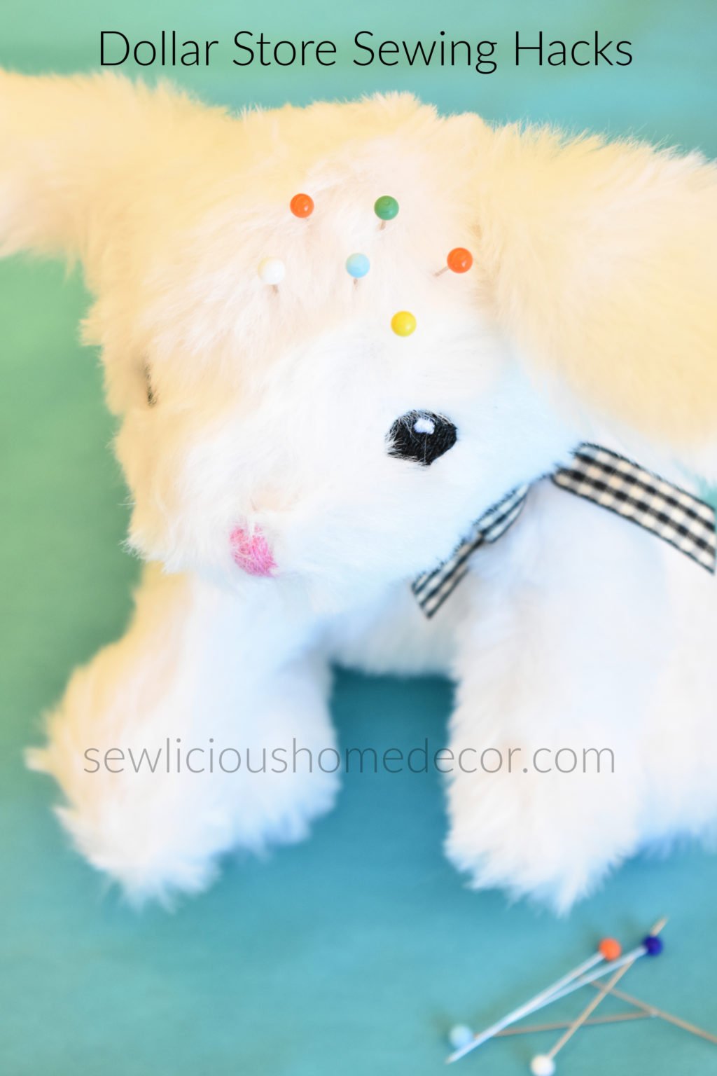 Dollar Store Sewing Hacks Pin Cushion - SewLicious Home Decor